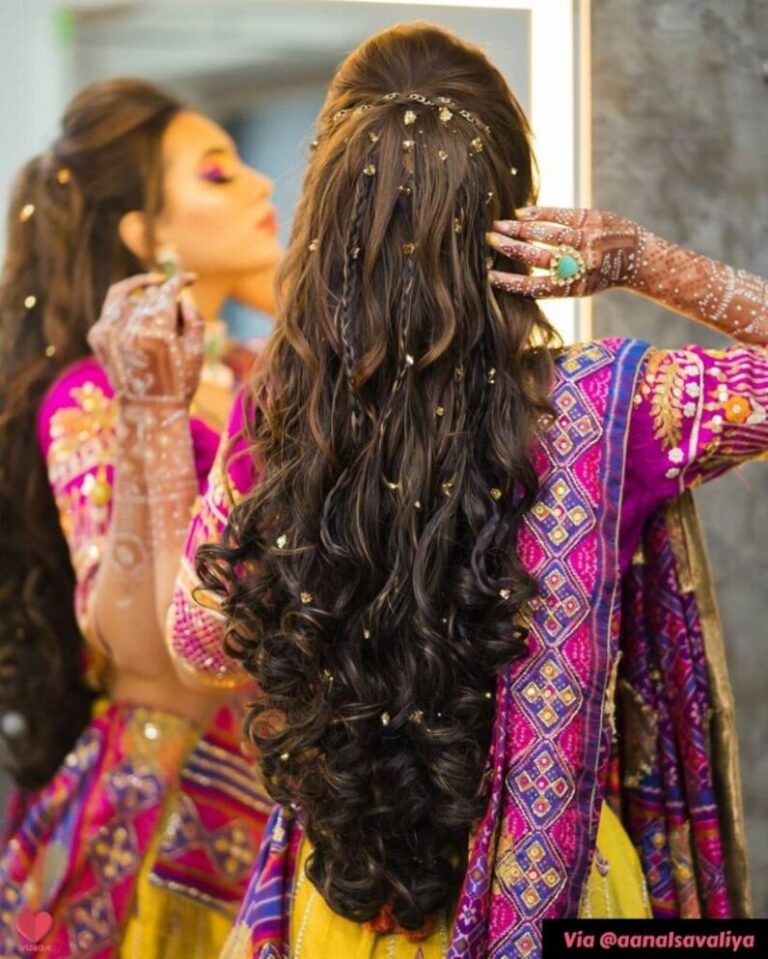 13 Divine Hairstyles to Compliment Your Saree - Excelebiz